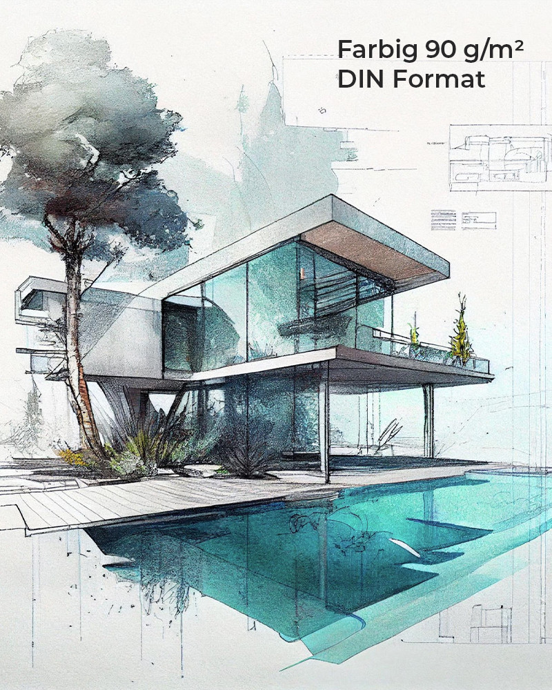 Perfect line plots: Creativity on 90 g/m² in DIN format