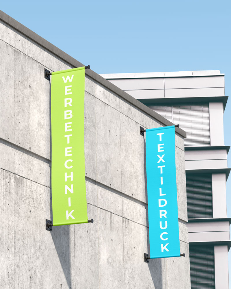 PVC frontlit banner in desired size - your design, our print