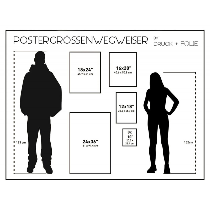 Custom Posters on BlueBack Paper in Various Sizes